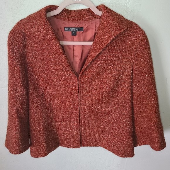 Lafayette 148 New York | Jackets & Coats | Lafayette 48 Burnt Orange ...